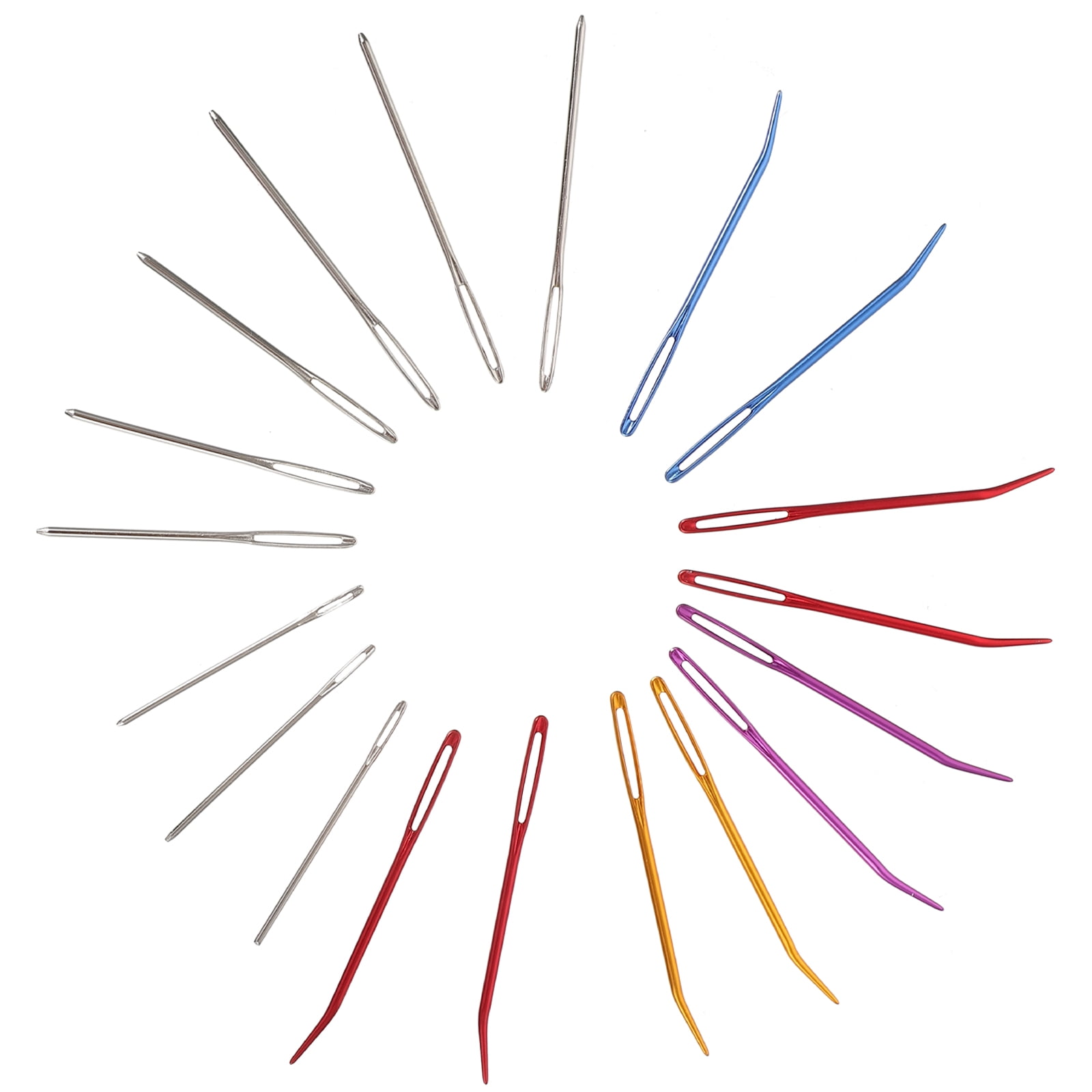 Murdoffiu Yarn Needle 2 Sets Yarn Needle Tapestry Needle Bent ...