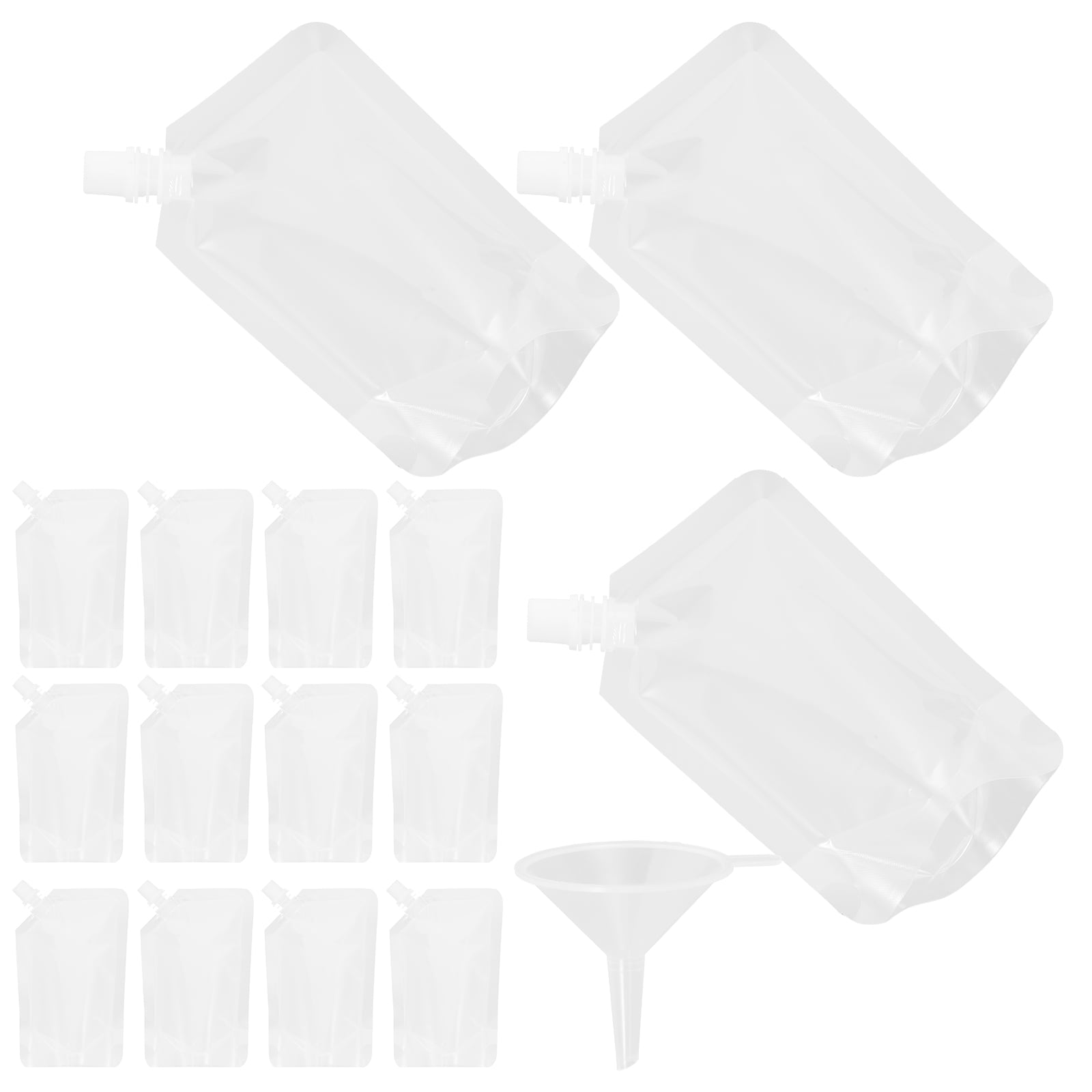 2 Sets of Alcohol Liquor Juice Bags Travel Drink Containers Leak Proof ...