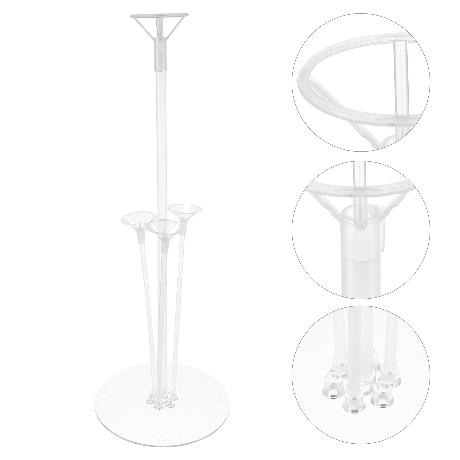 2 Sets of Balloon Column Base Pole Balloon Towers Stands for Christmas ...