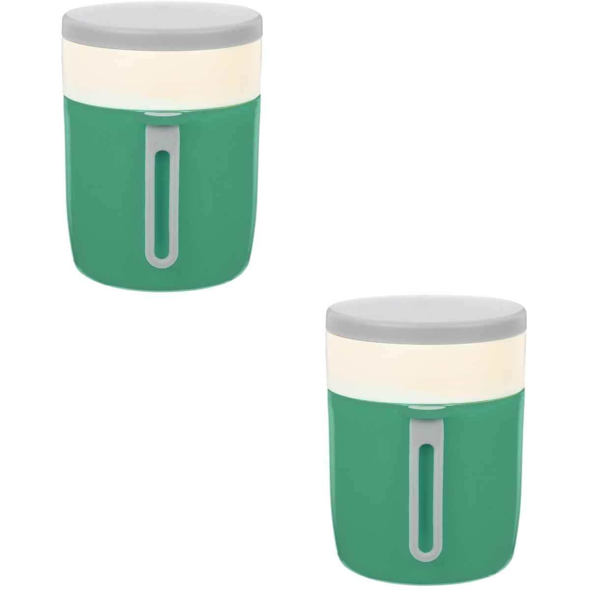 2 Sets of Breakfast Cup with Spoon Leakproof Oatmeal Container Portable ...