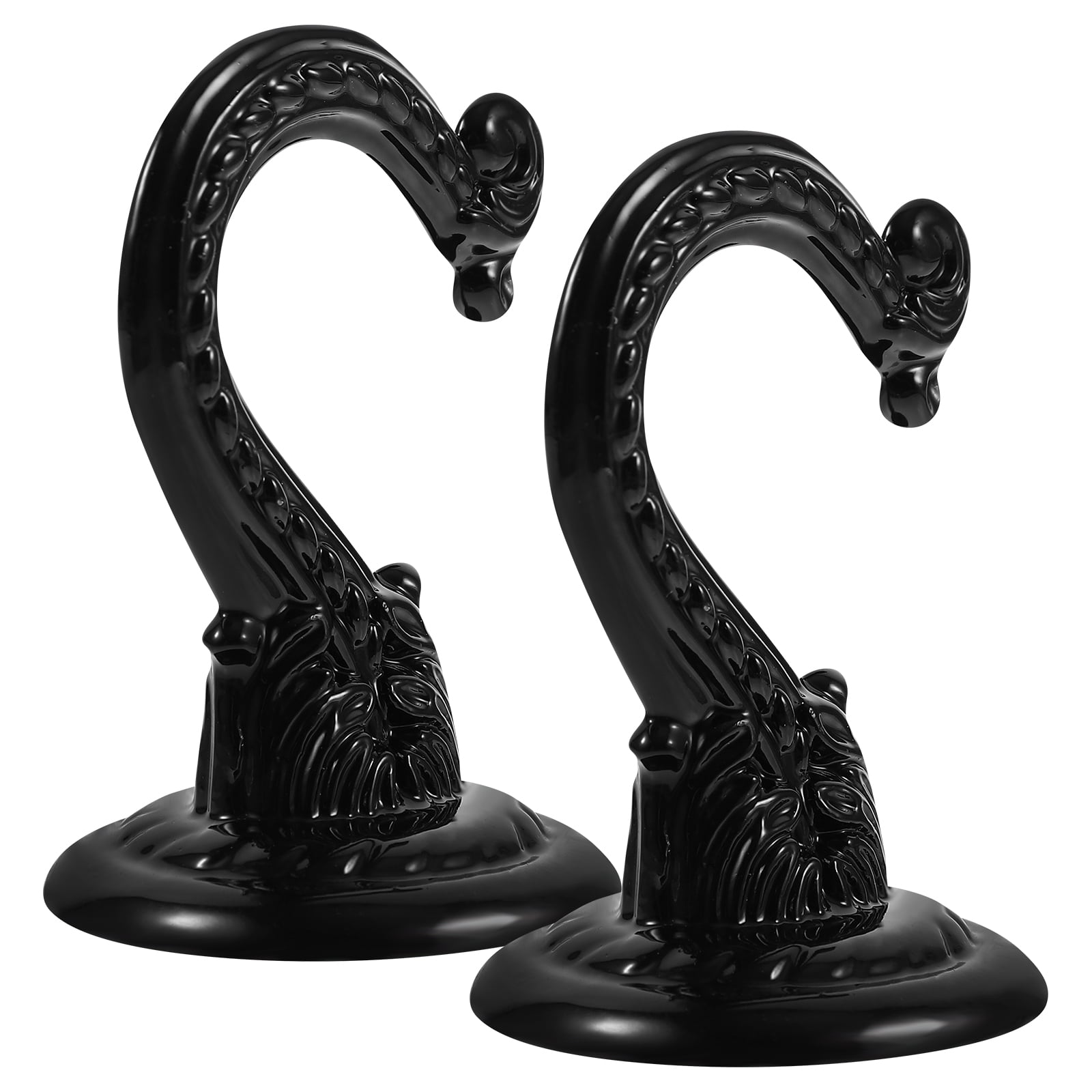 Raindrops Durable Foldable Ceiling Hooks Black Metal for Home ...