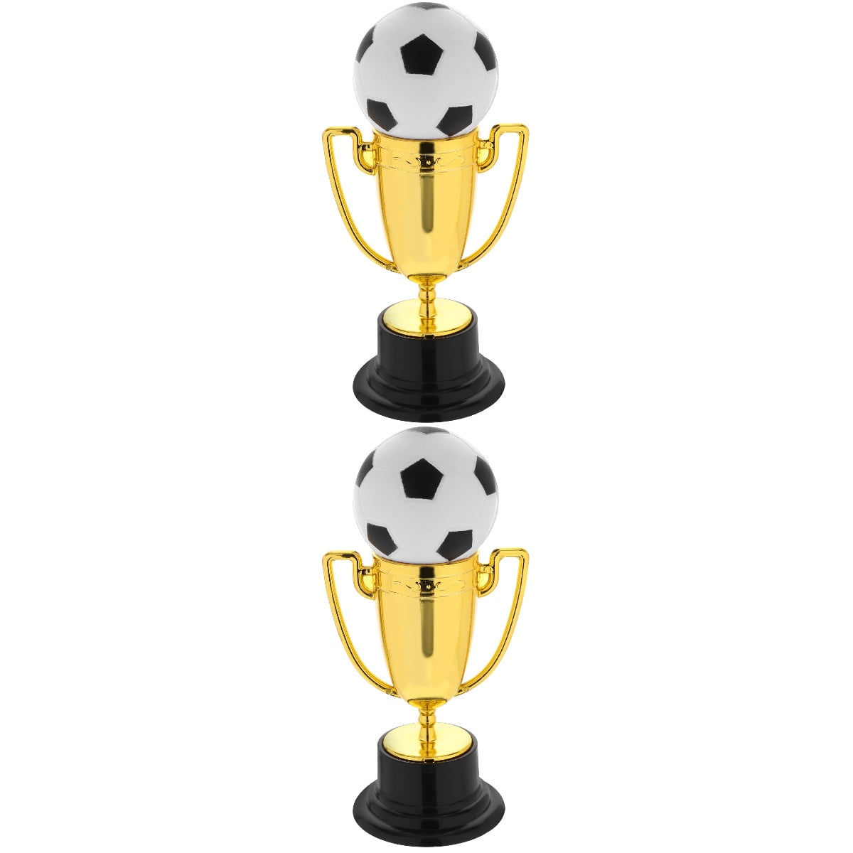 2 Sets of Competition Trophy Plastic Trophy Model Party Trophy Cup ...