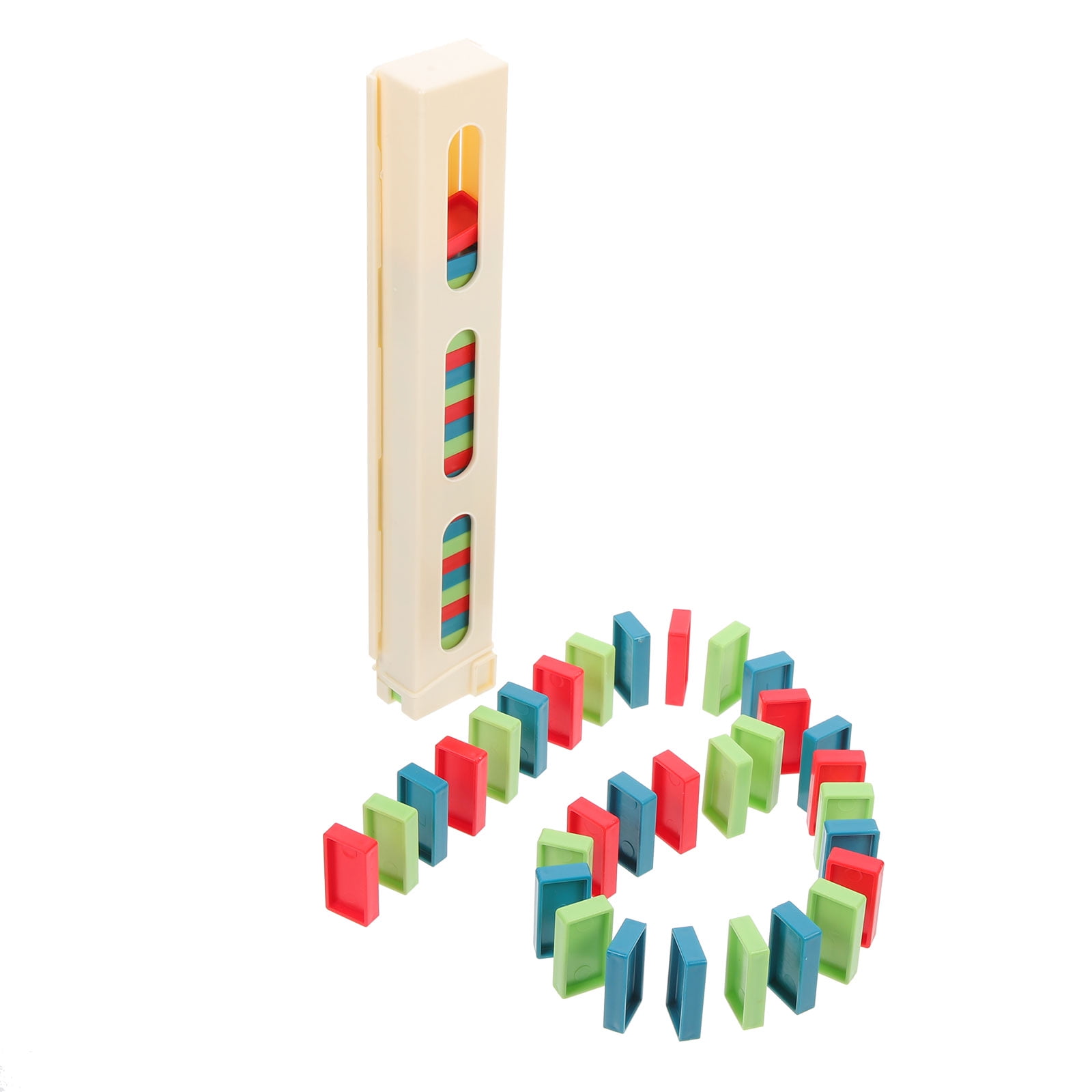 2 Sets of Educational Domino Clip Children Domino Set Plastic Domino ...
