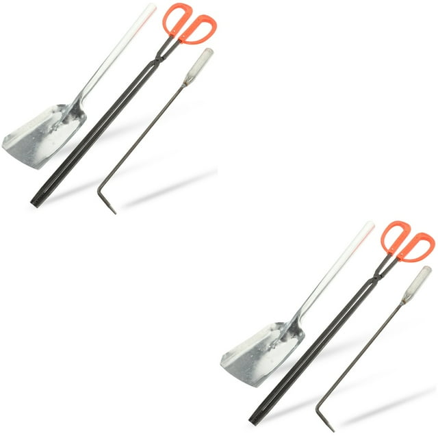 2 Sets of Fireplace Tools Set Fire Tool Set Fire Pit Tool Fire-poker ...