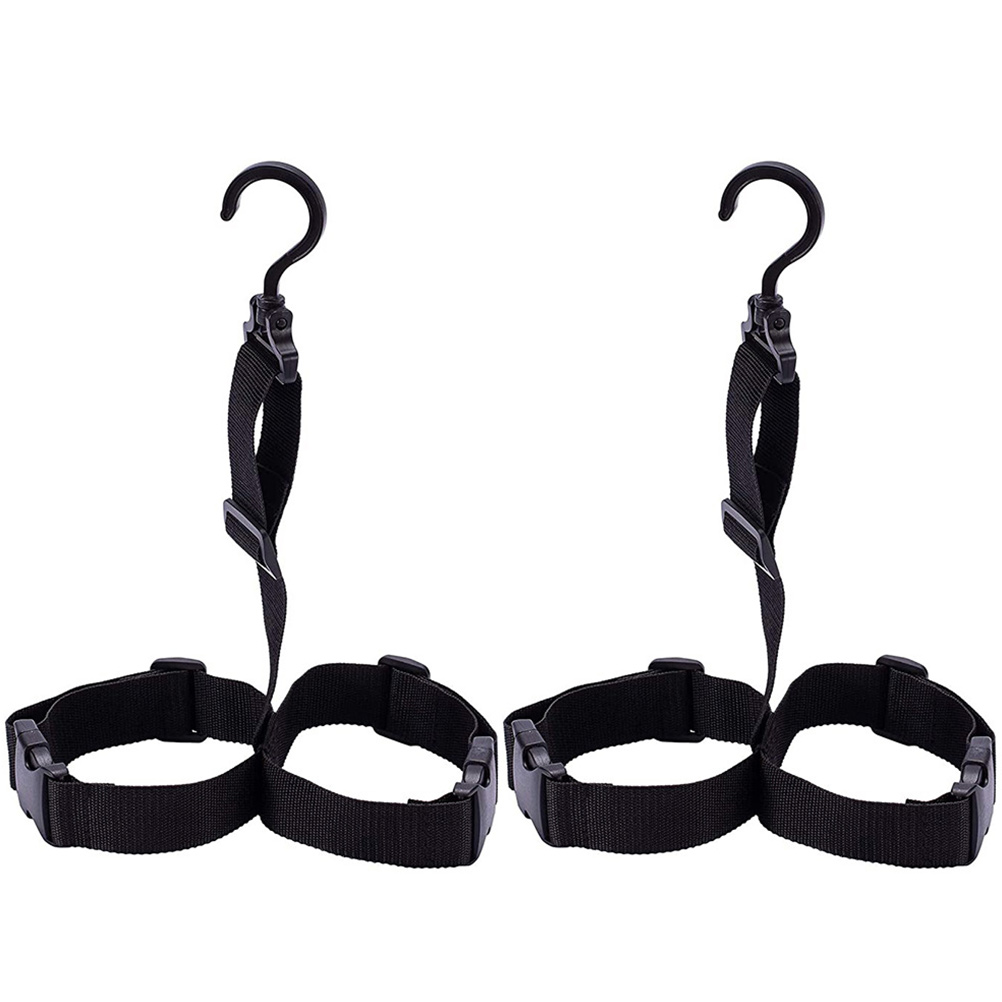 Hemoton 2 Sets Fishing Wader Boot Hanger Fishing Boot Strap Drying Rack ...