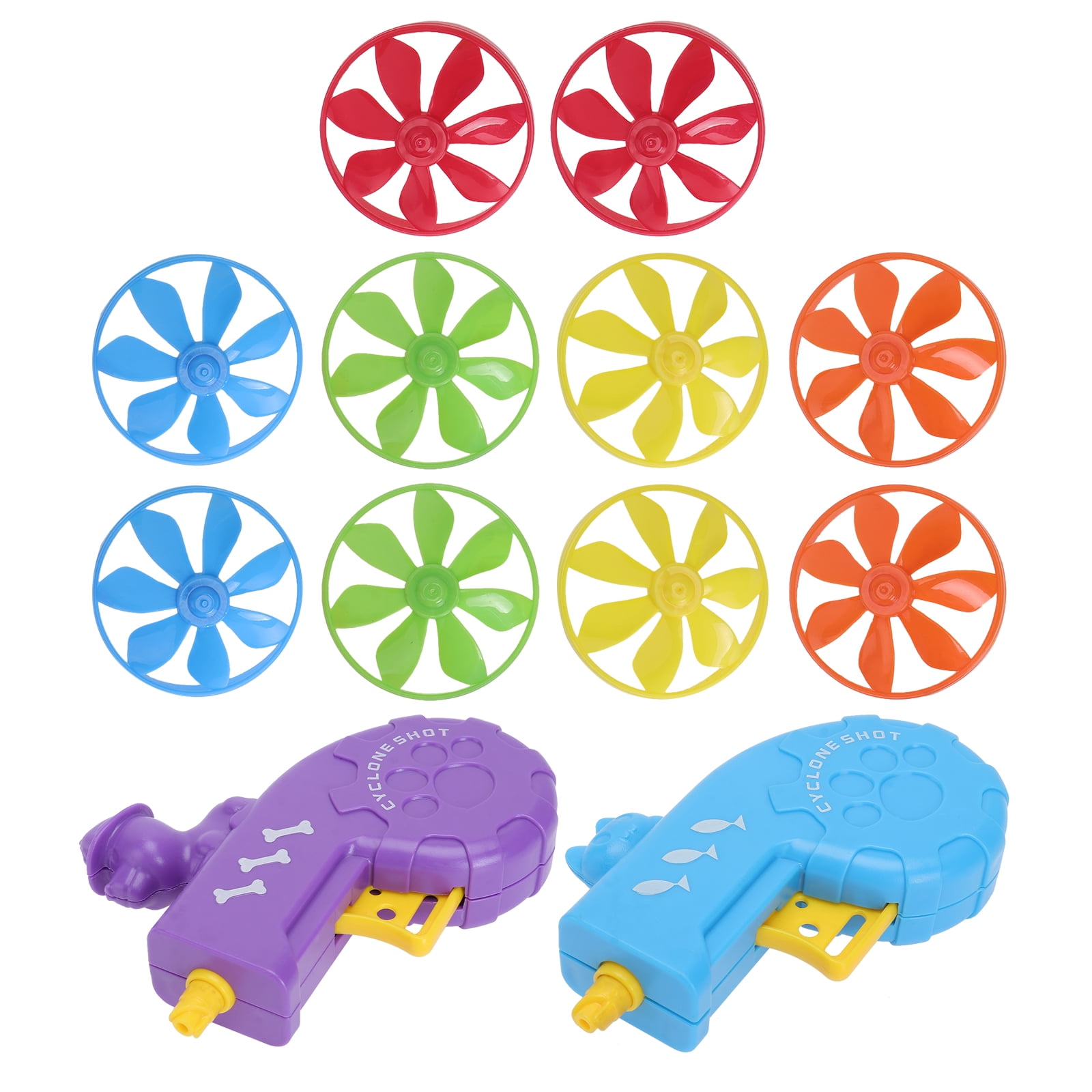 2 Sets of Flying Disc Saucer Launchers Cat Fetch Toys Cats Exercising ...