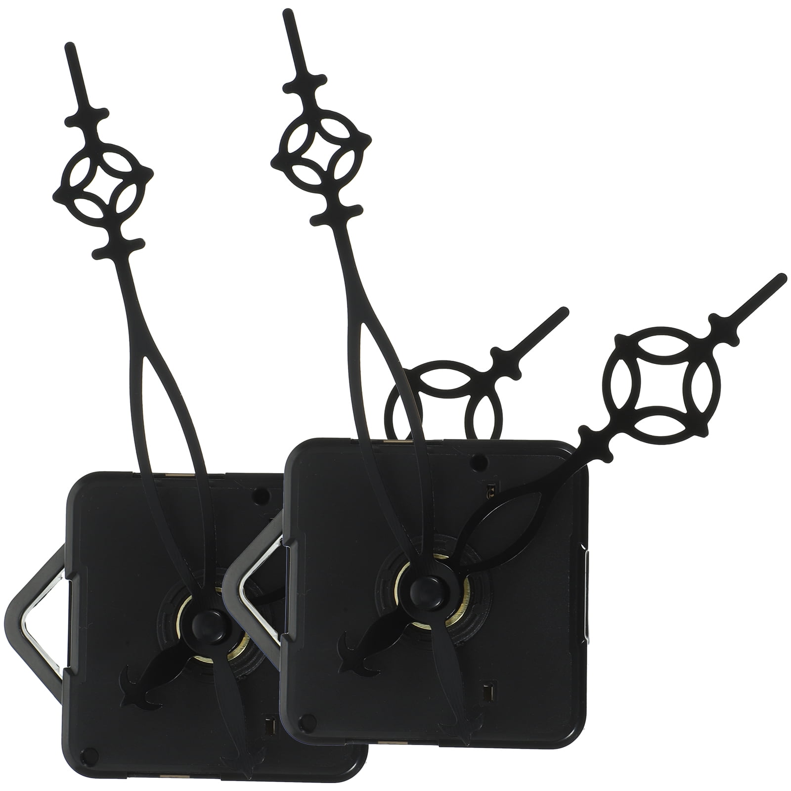 Black Plastic Clock Movements for DIY Repair 2 Sets High Torque Wall ...