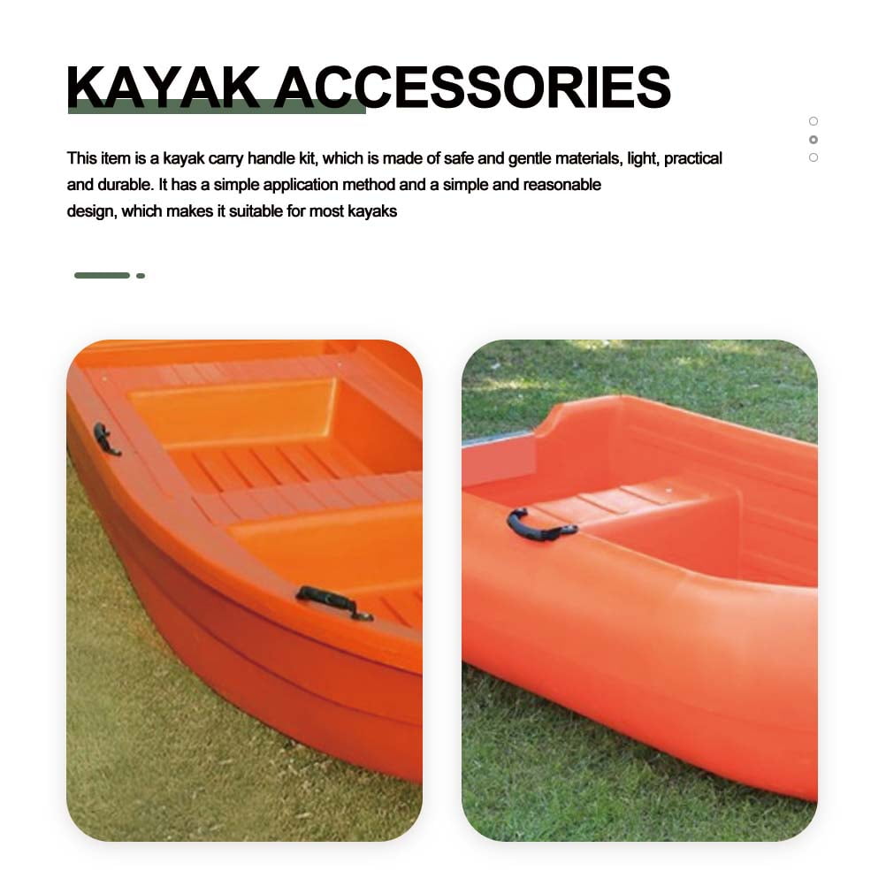2 Sets of Kayak Handles Canoe Carry Handles Kayak Carry Fixing Handle ...