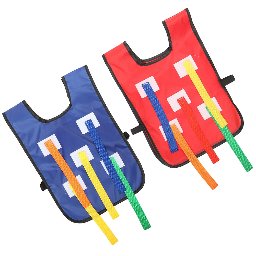 2 Sets of Kids Training Toys Catching Tail Vests Interactive Game Kids ...