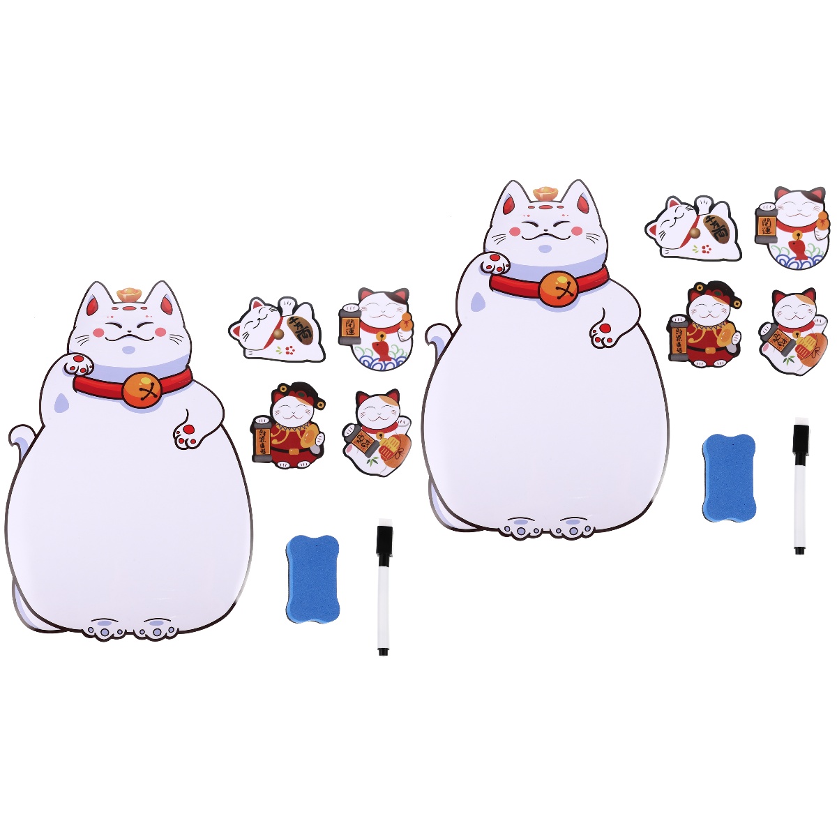 2 Sets of Magnetic Chore Charts for Refrigerator Fridge Whiteboard ...