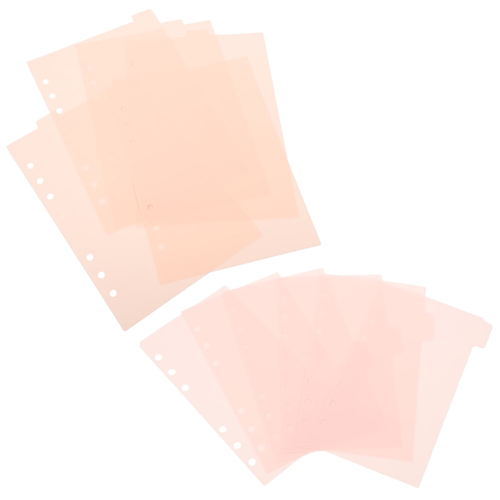 2 Sets of Notebook Dividers Notepad Binder Dividers Detachable Index ...