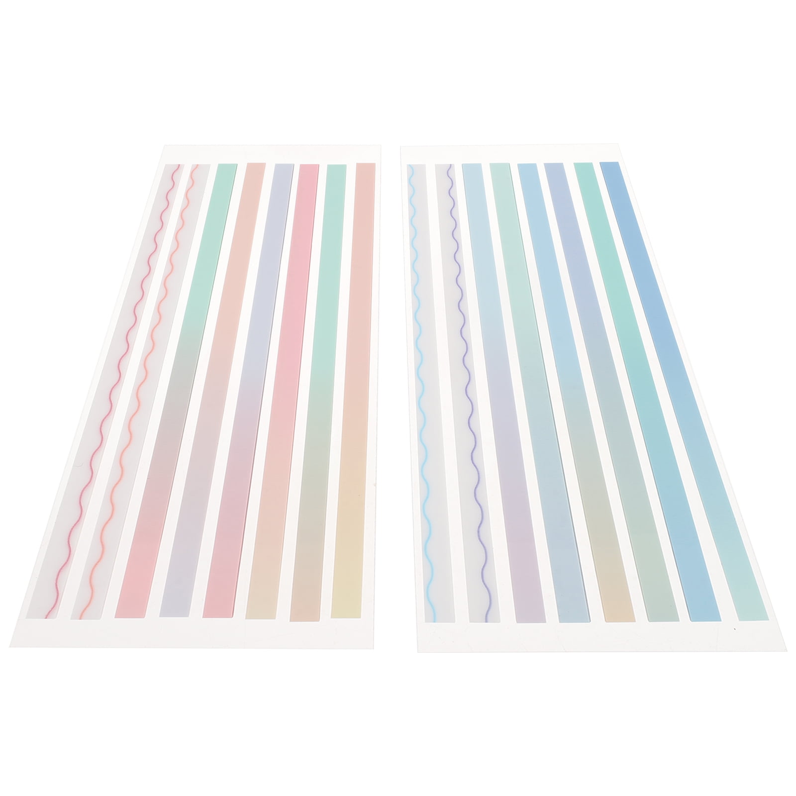 2 Sets of Notebook Long Tabs Index Strips Tape Highlight Strips Reading ...