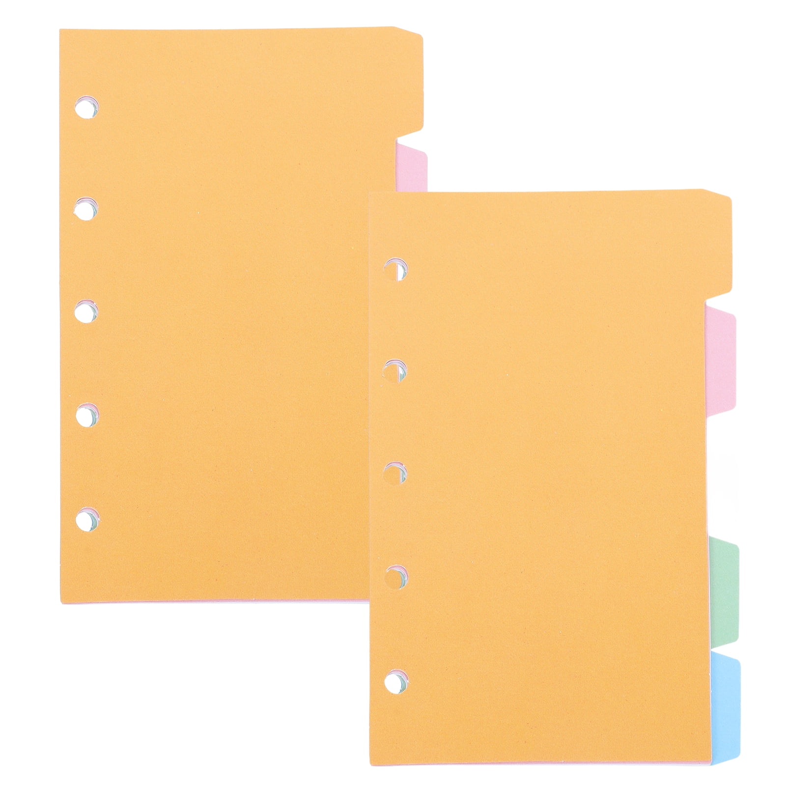 2 Sets Office Binder Book Dividers Detachable Tabs Notebook A8 ...