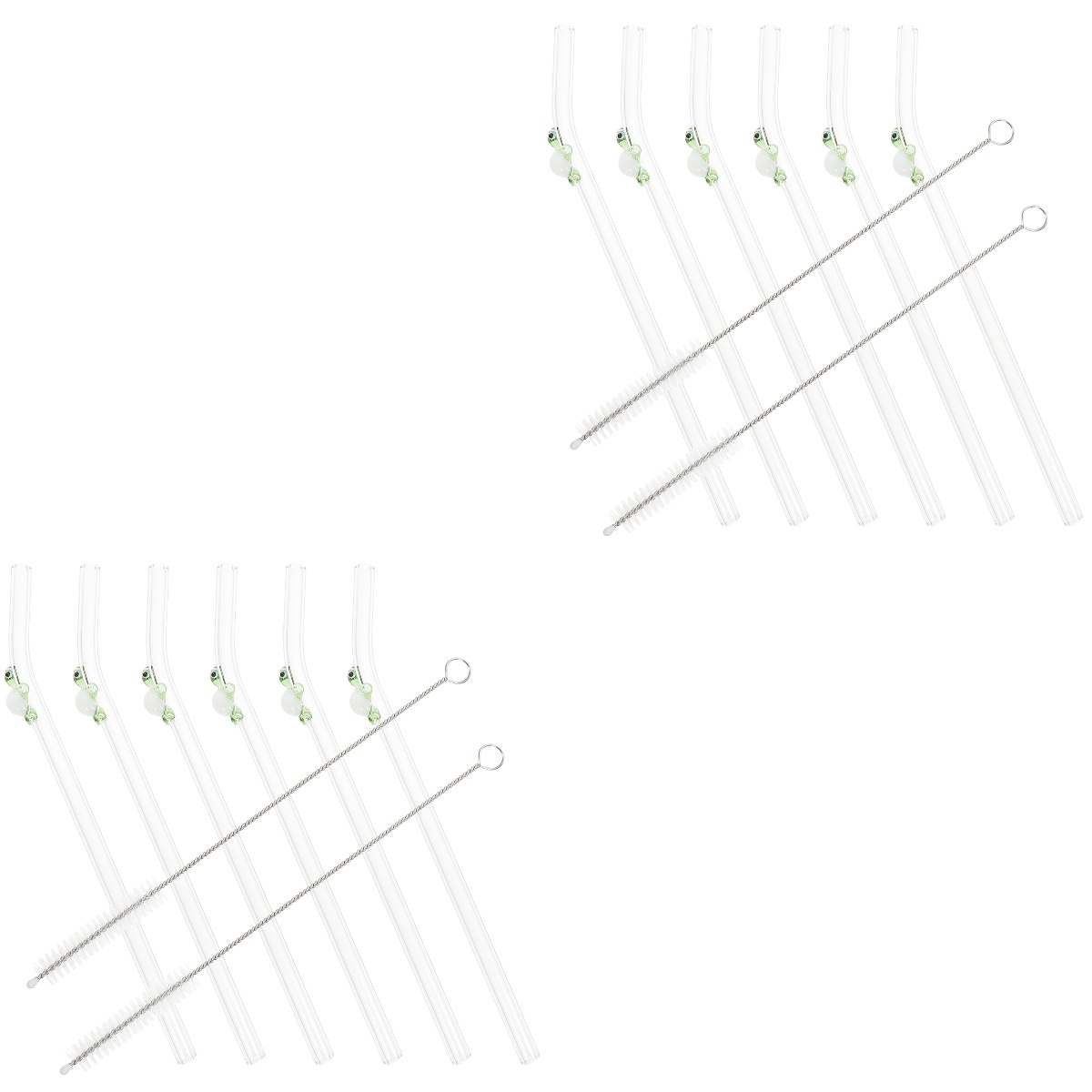 2 Sets of Party Beverage Straw Washable Juice Straw Party Favor Straw ...