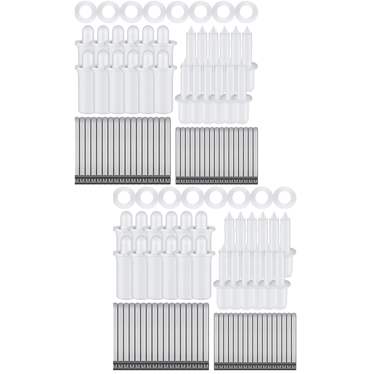 2 Sets of Plastic Shutter Repair Pin Loaded Repair Pin Replacement ...