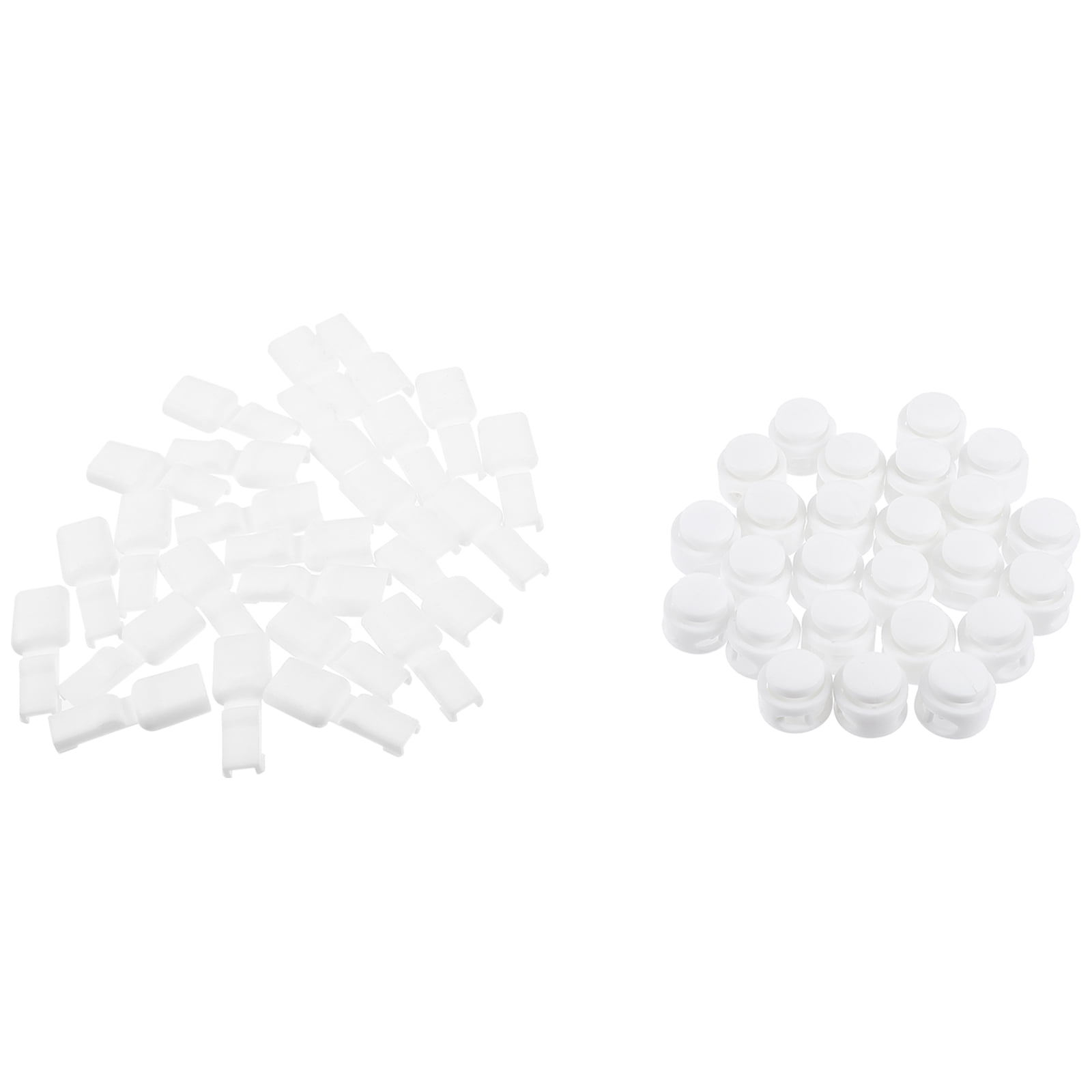 2 Sets of Plastic Spring Cord Locks Sport Clothes Drawstrings Cord ...