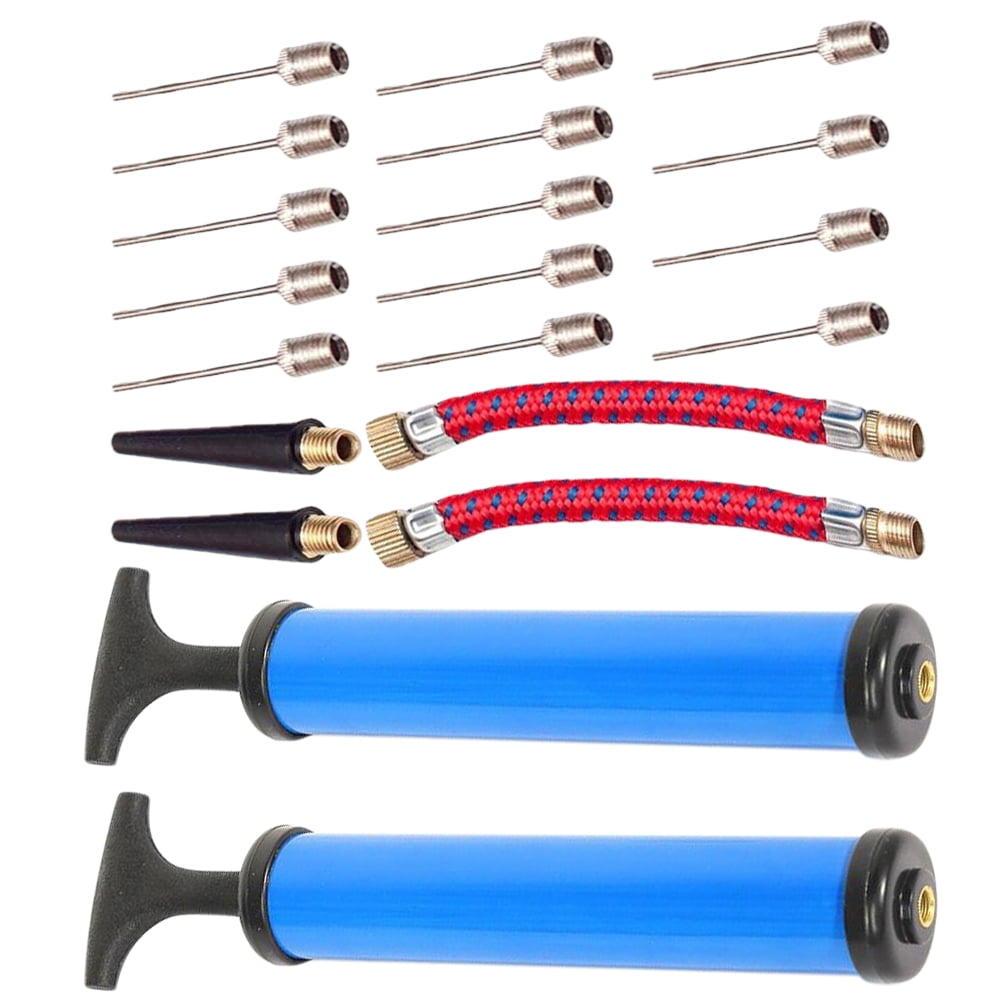 2 Sets of Portable Basketball Pumps Multi-function Basketball Inflators ...