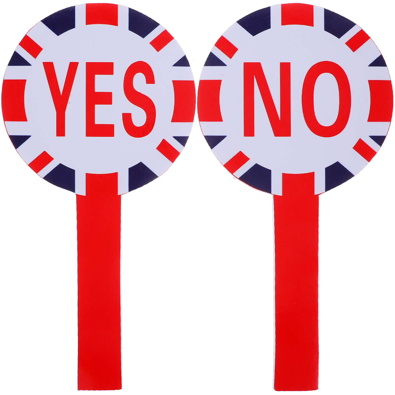 2 Sets of Reusable Yes Paddle Voting Board Classroom Judging Board ...