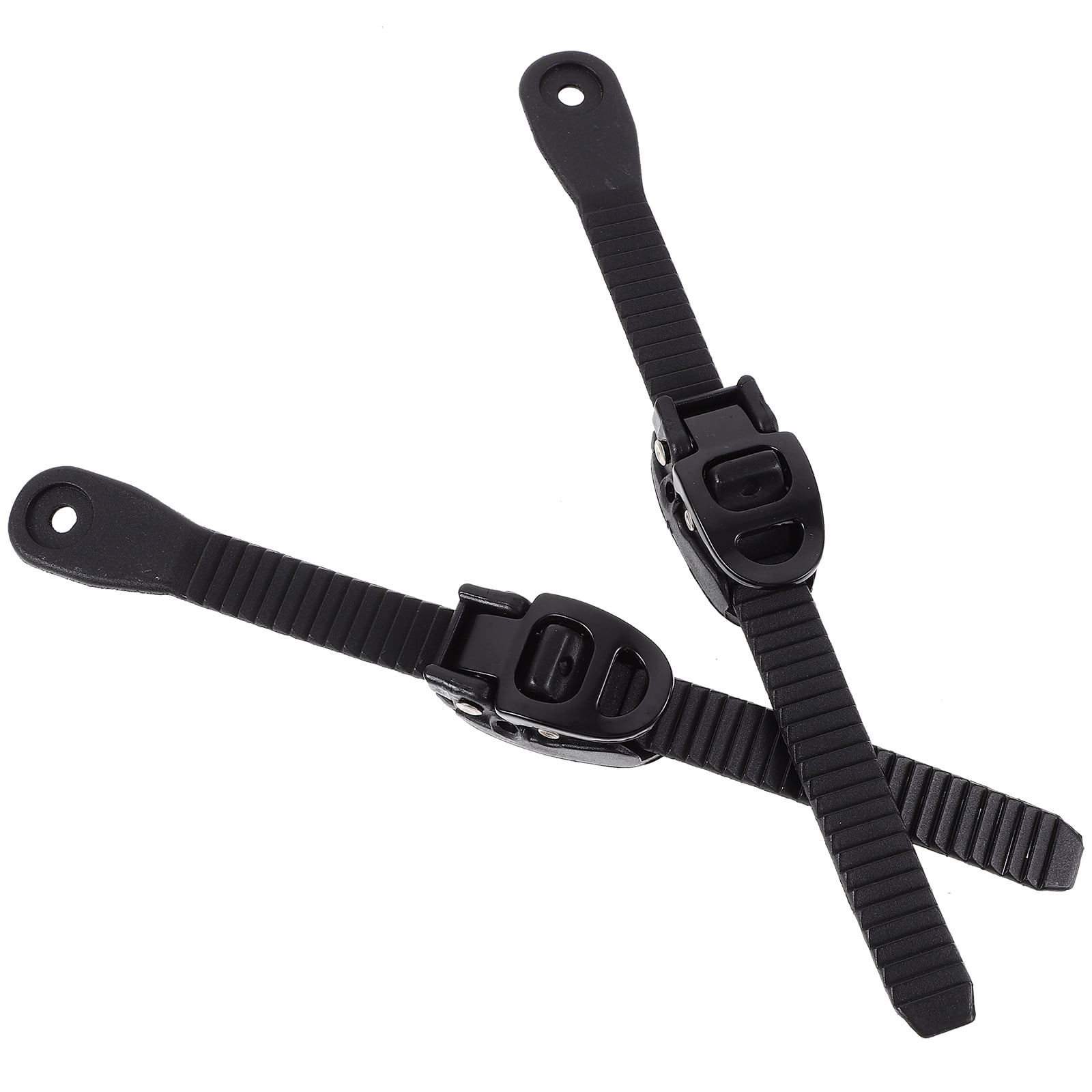 SEWCHICS 2 Sets of Replaceable Skate Buckle PVC Black Roller Skate ...