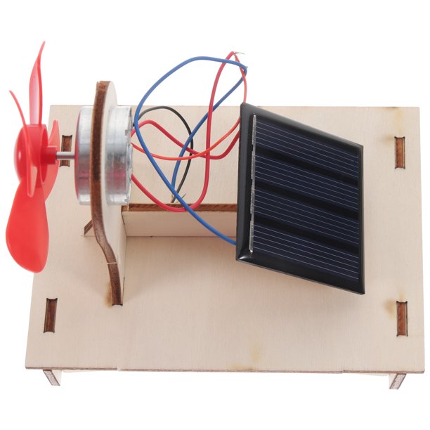 2 Sets of Science Project Prop Solar Fan Experiment Prop DIY Solar Fan ...