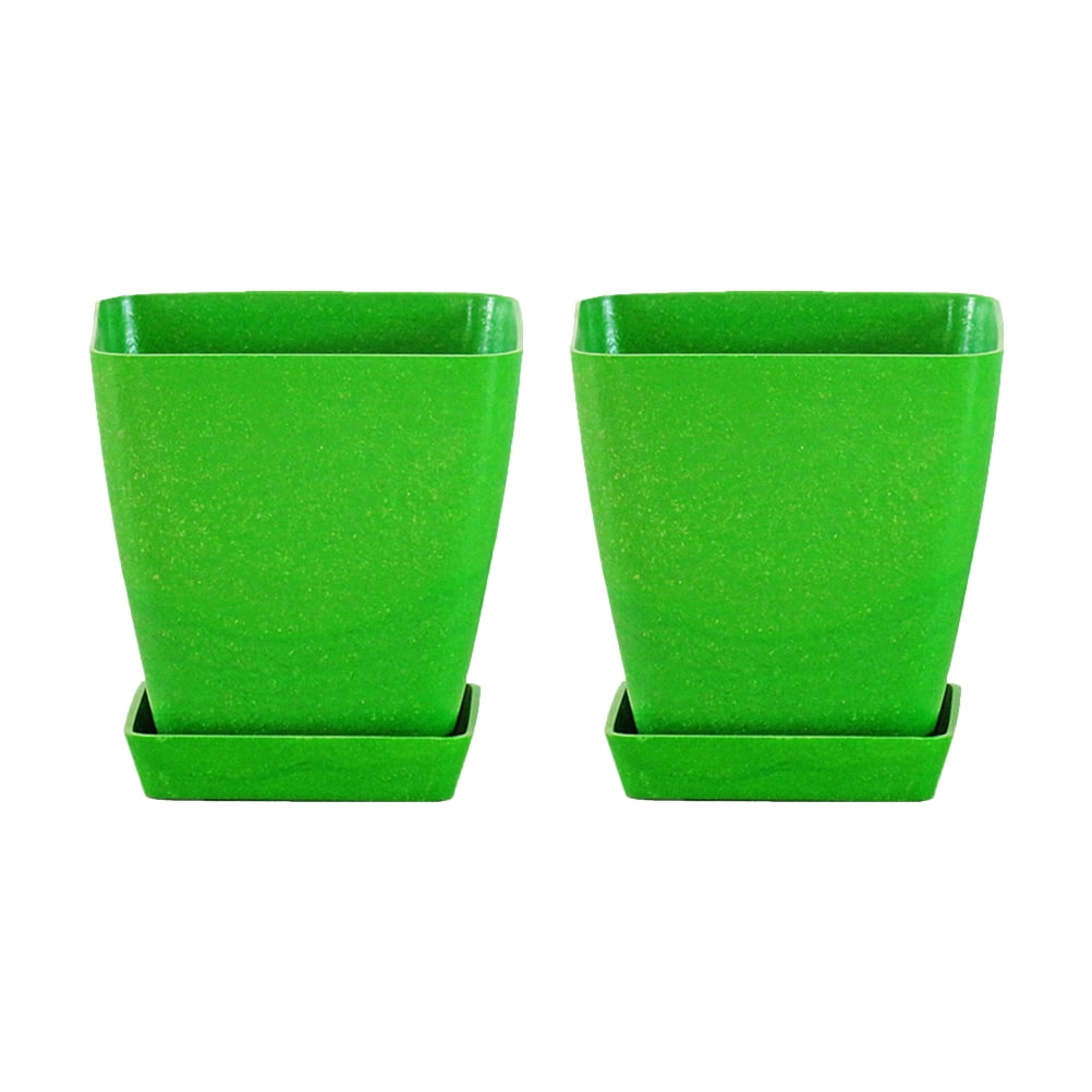2 Sets of Small Flower Pots Plant Fiber Succulent Flower Pots Gardening ...