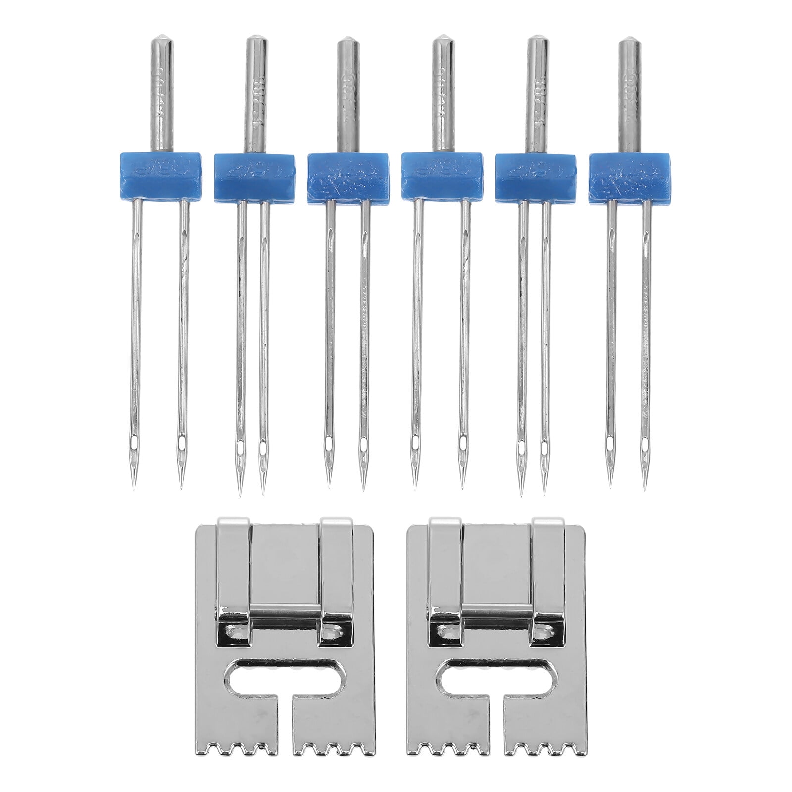 2 Sets of Twin Needle for Sewing Machine with Pintuck Presser ...
