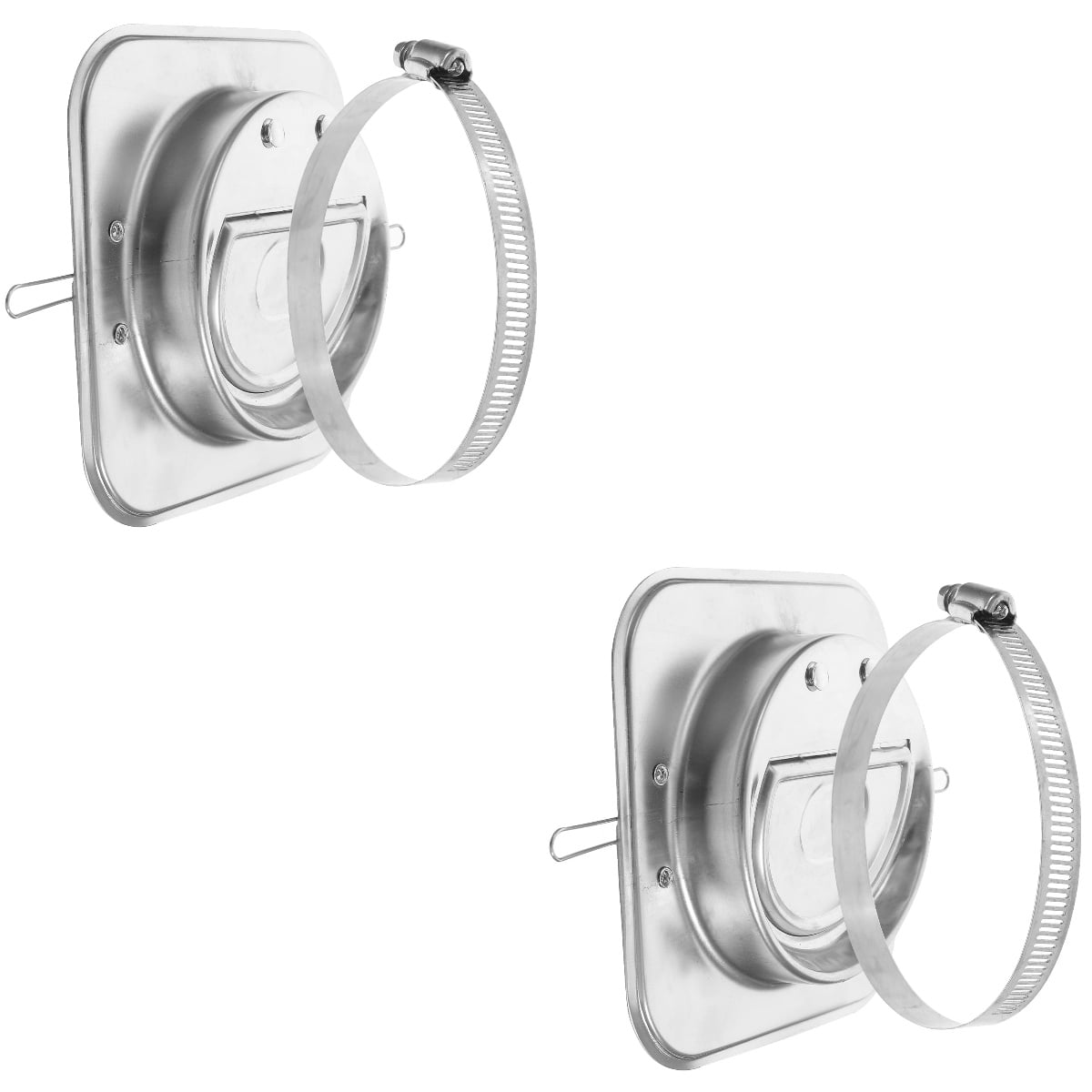 2 Sets of Valve Clamp Silent Check Valve Check Valve For Air Compressor ...