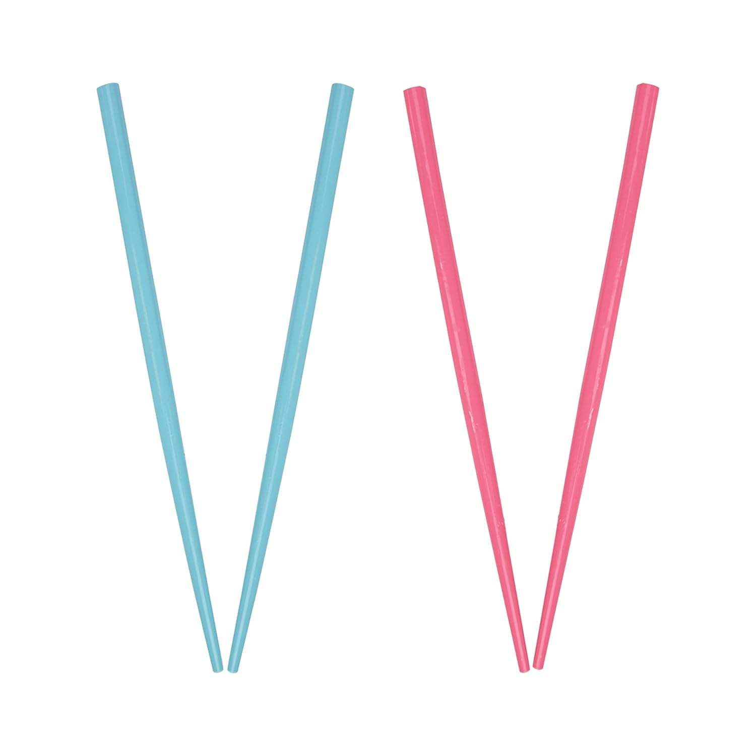 2 Sets of Wooden Hair Sticks Chopsticks - Pink Blue - Walmart.com