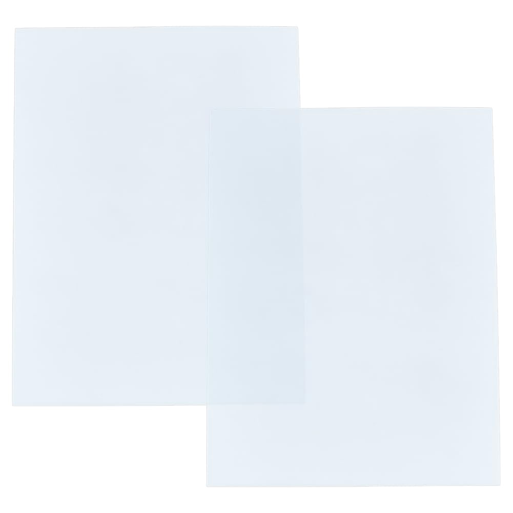 2 Sheet Hot Melt Resin Sheets 11.2×8.3 inch White Thermal Glue Sheets ...