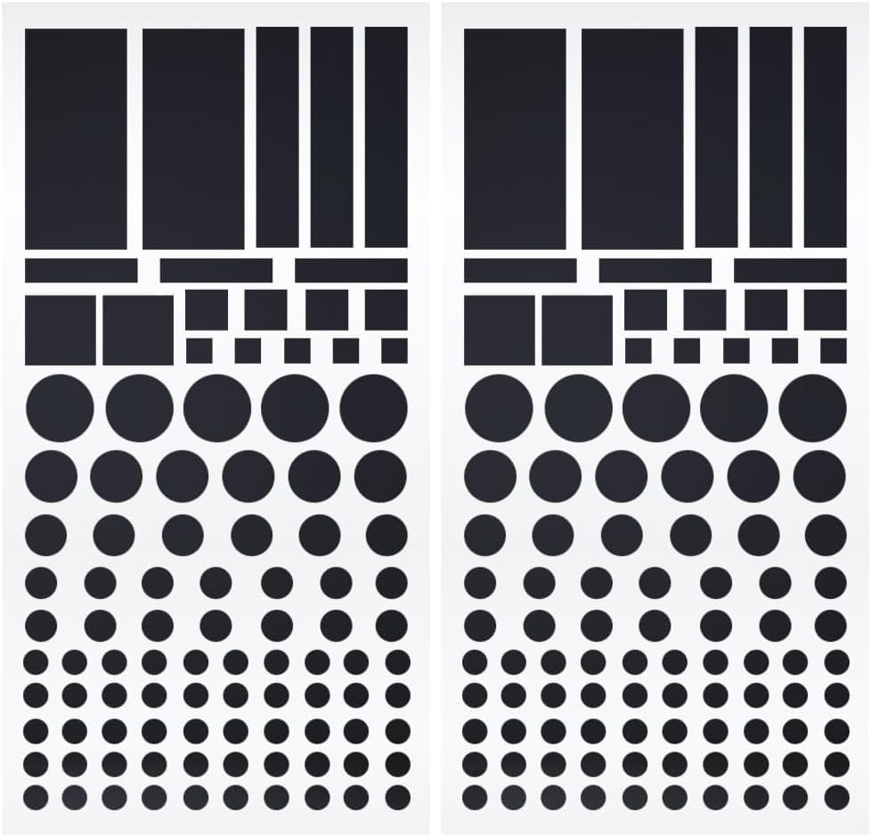 2 Sheet LED Light Blocking Stickers LED Covers Blackout Stickers Light ...