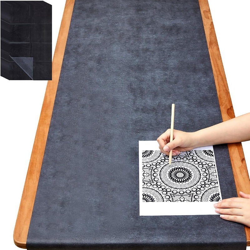 2 Sheets 20.3 X 275.6 Inch Large Graphite Carbon Transfer Paper for ...