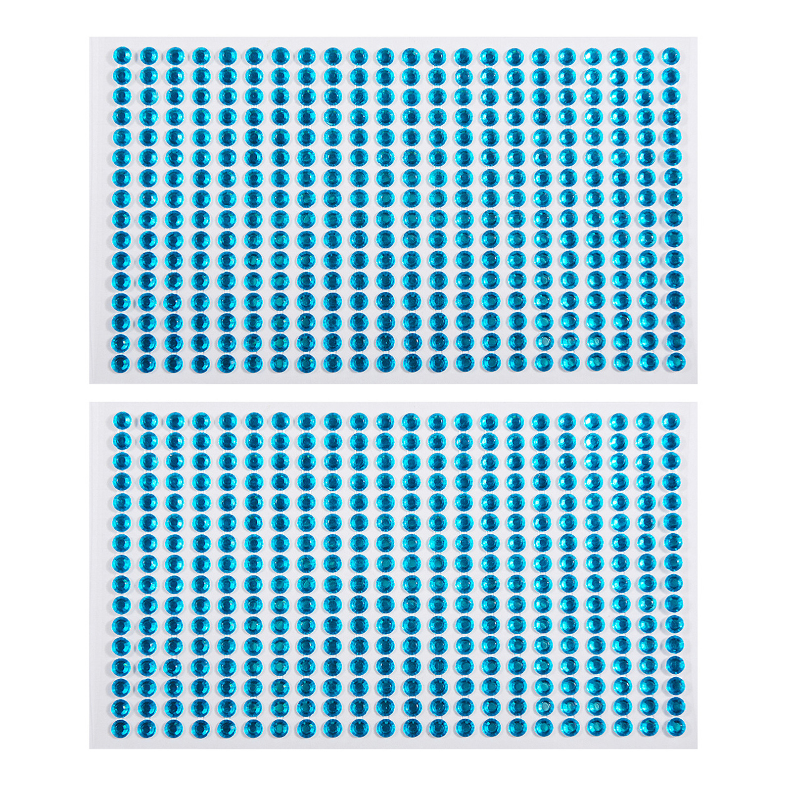 2 Sheets Acrylic Rhinestone Decals Shiny Self Adhesive Mini Phone Car ...