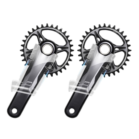 2 Sheets Bikes Crank Stickers, Bikes Crank Arm Protective Film ...