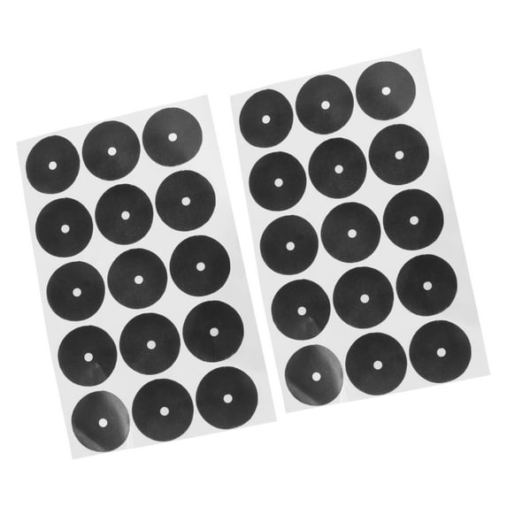 2 Sheets Billiard Black Spot Stickers Pool Table Spots Accessories ...