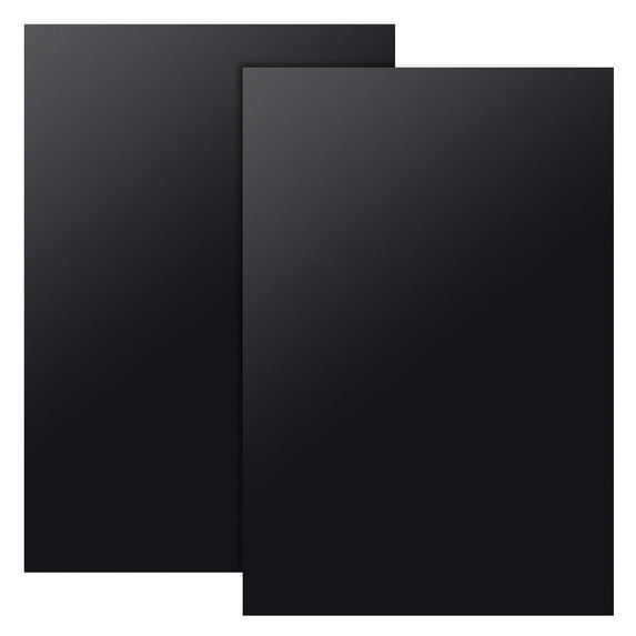 2 Sheets Black ABS Plastic Sheet 11.8x7.9 inch ABS Plastic Plates 2mm ...