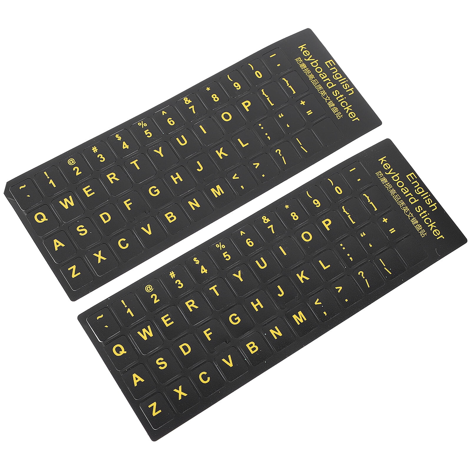2 Sheets Computer Keyboard Sticker Keyboard Letter Sticker English ...