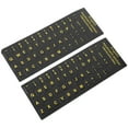 2 Sheets Computer Keyboard Sticker Keyboard Letter Sticker English ...