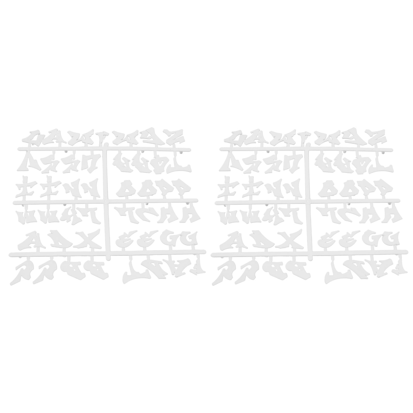2 Sheets Halloween Letters for Message Board Letters for Felts Letter ...