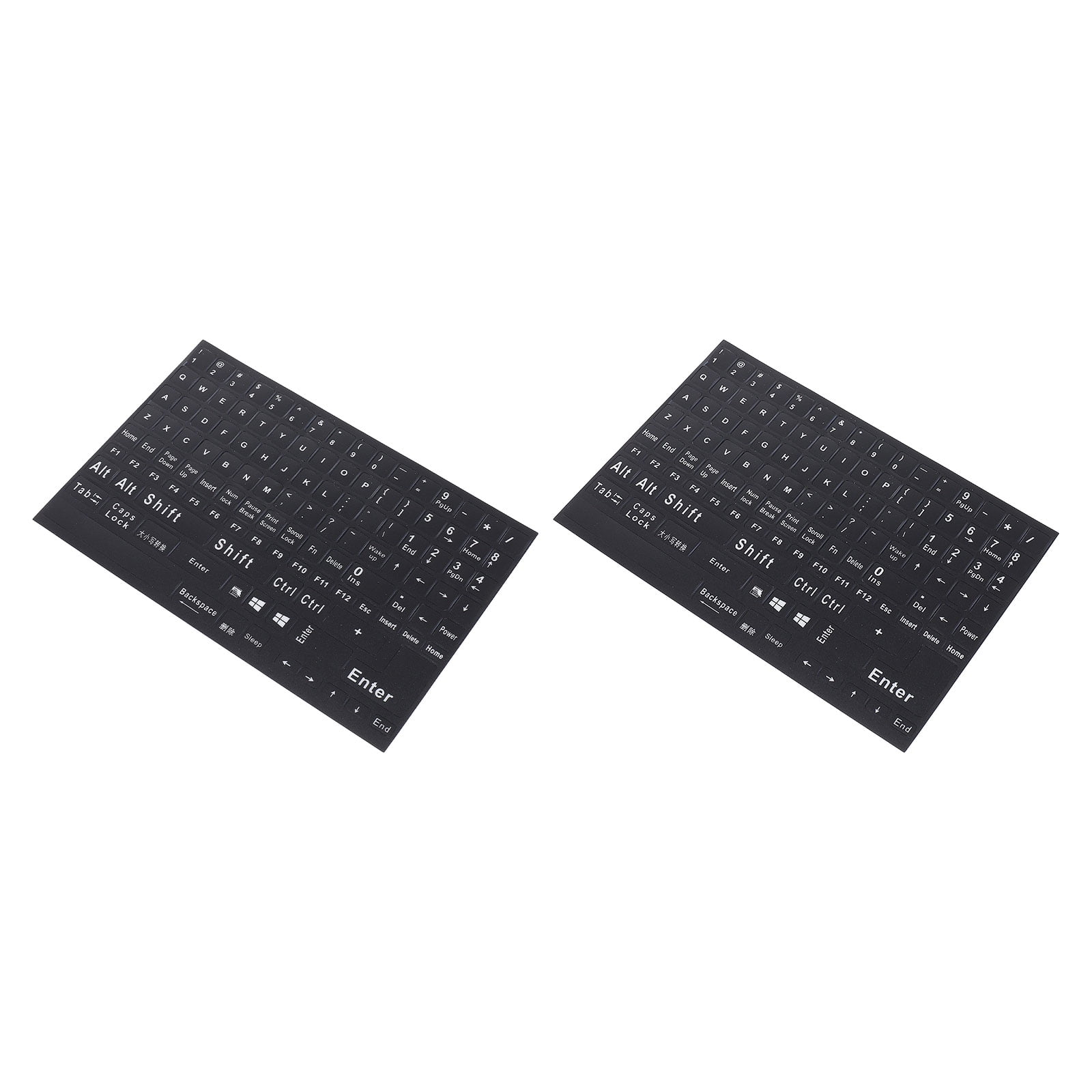 2 Sheets Keyboards Keyboard Alphabet Stickers Laptop Stickers Keyboard ...