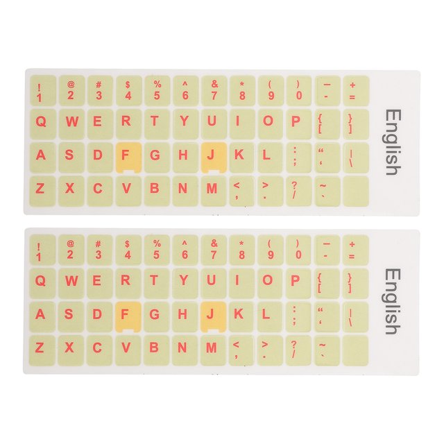 2 Sheets Laptop Keyboard Film Double Stickers Computer Keyboards ...