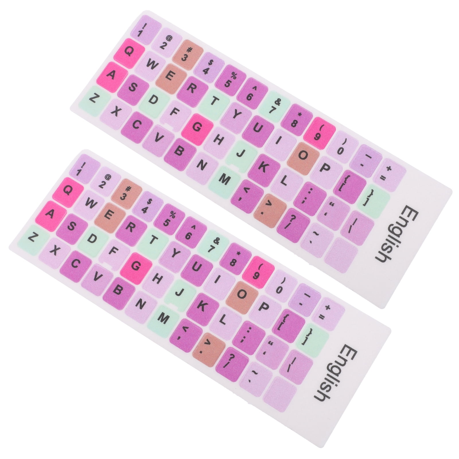 2 Sheets Laptop Keyboard Film Keycaps Stickers Replacement Computer ...