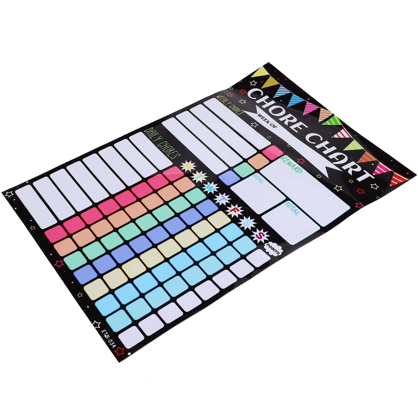 2 Sheets Life Self-discipline Form Planner Sticker Decor Stickers Kids ...