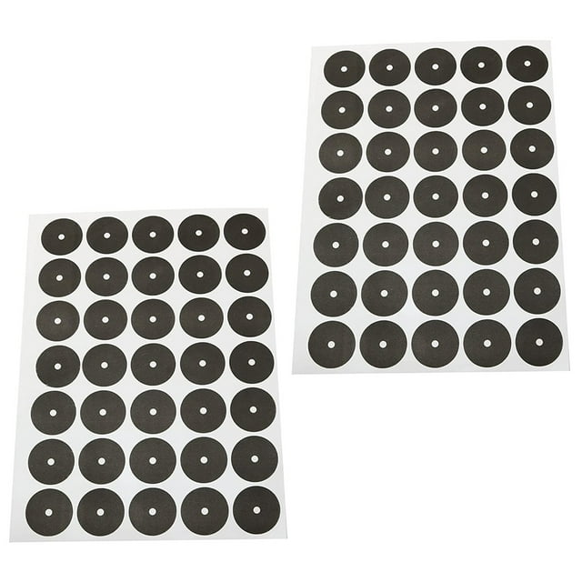 2 Sheets Professional Billiard Spot Stickers Tape Point Labels Black ...