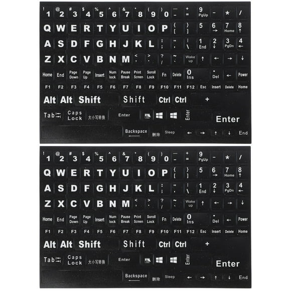 Keyboard Letter Stickers