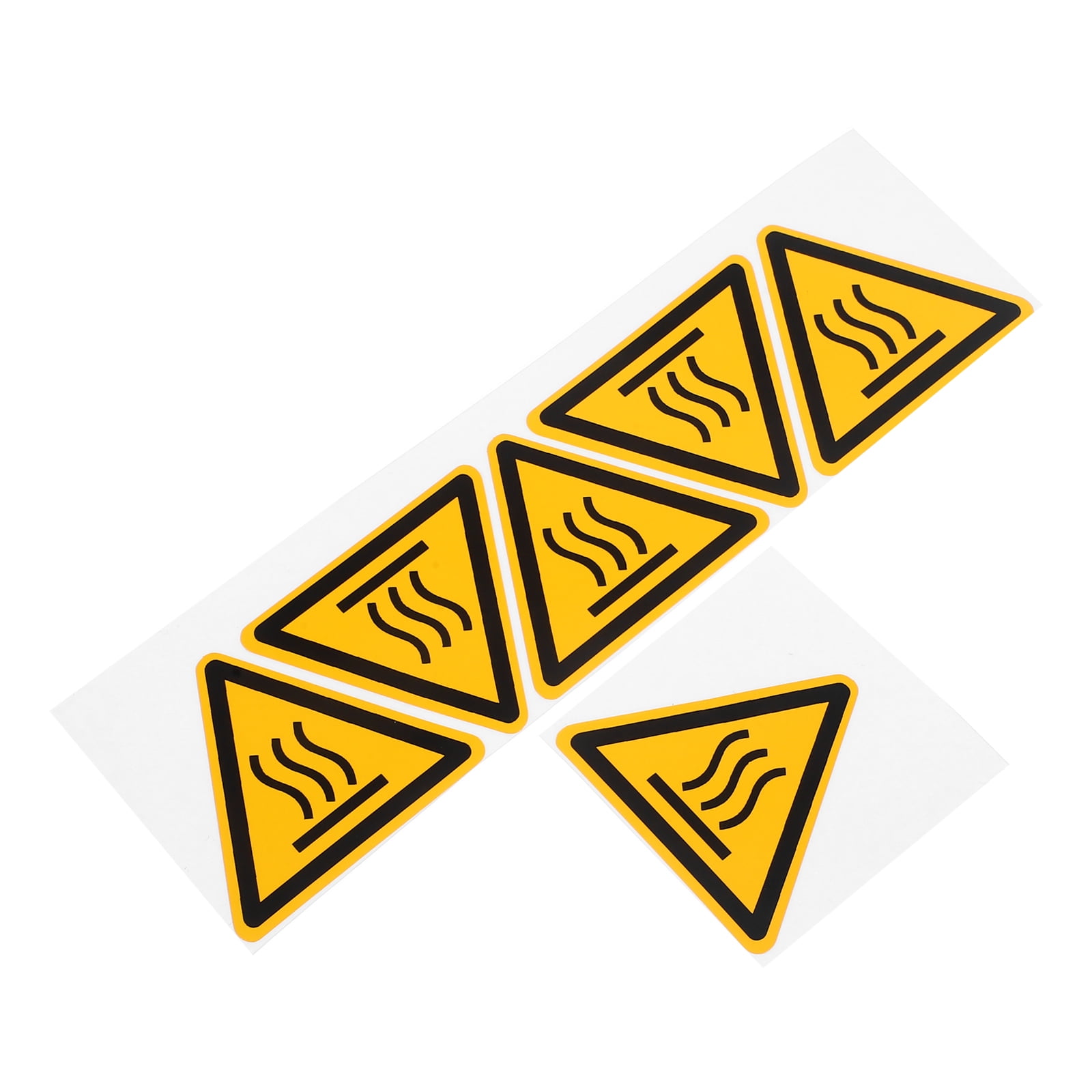 SOPOTUTU Safety Warning High Temperature Caution Stickers Multi 6Pcs ...
