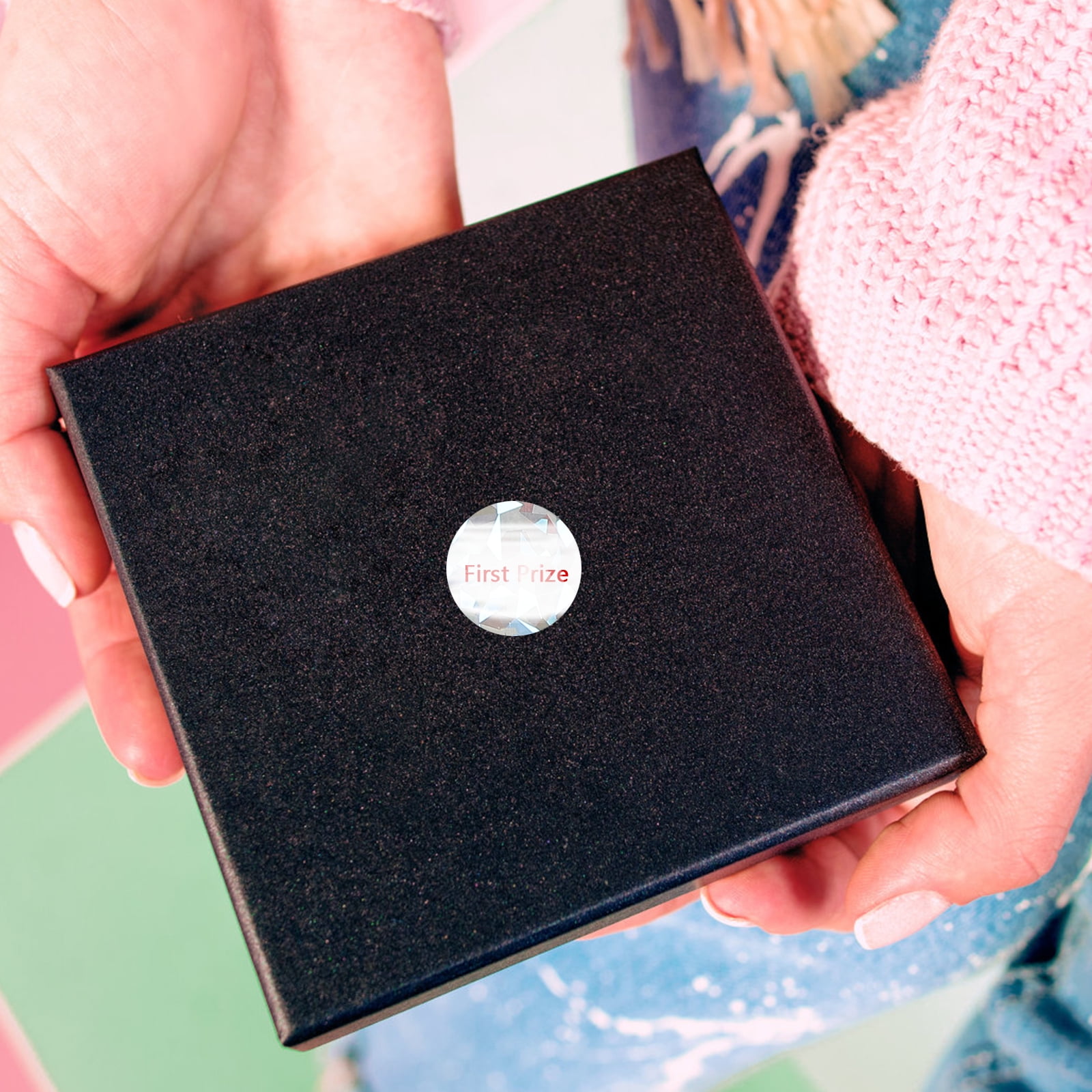 2 Sheets Scratch Off Labels Stickers Round Adhesive DIY Labels for ...