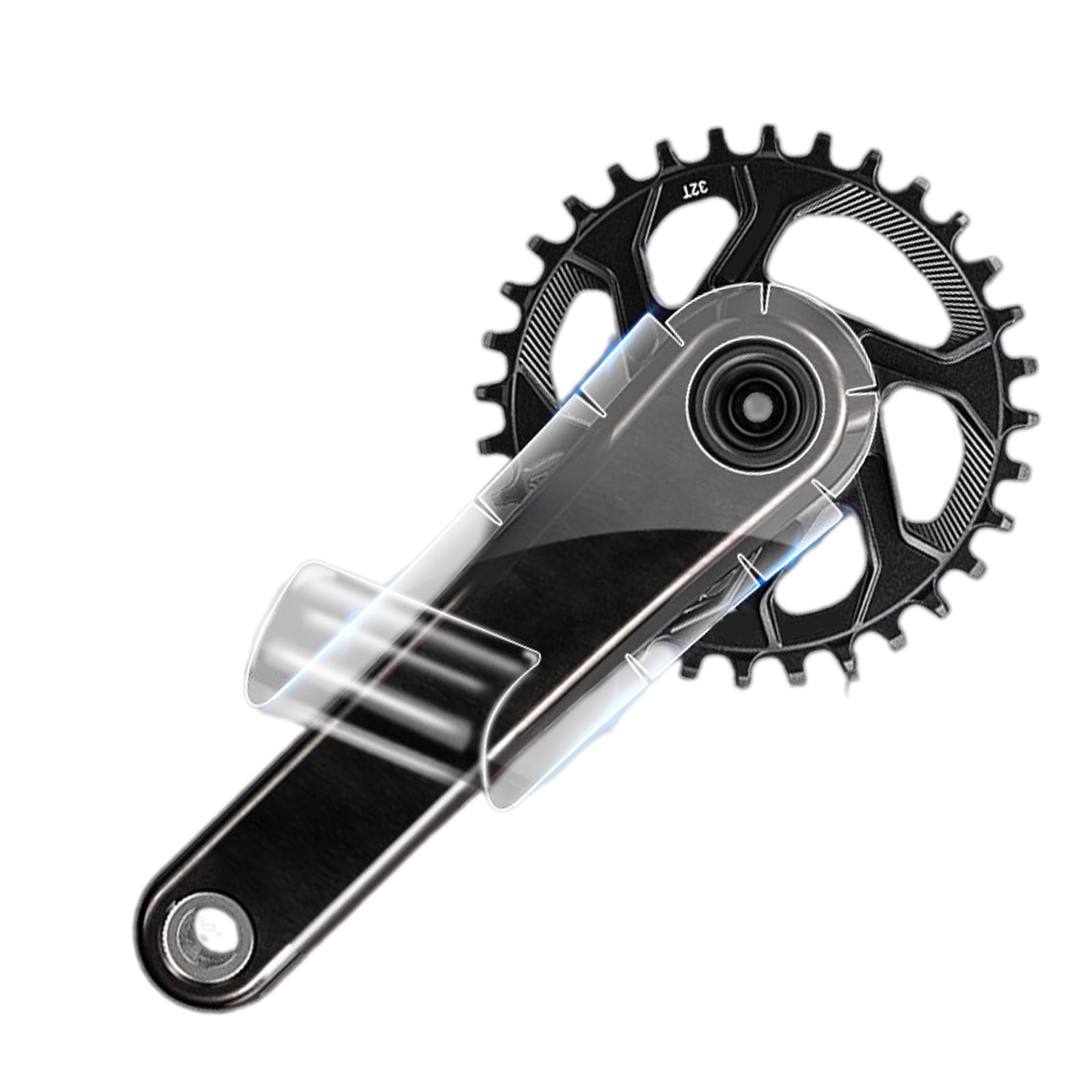 2 Sheets Transparent Bikes Crank Sticker Bikes Crank Protectors, Bikes ...