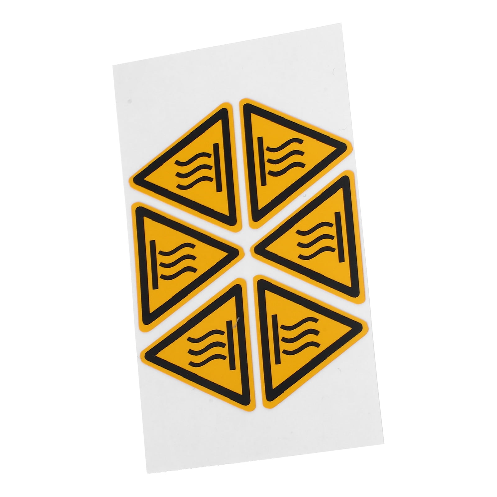 2 Sheets Warning Scald Sign Decals High Temperature Equipment Warning ...