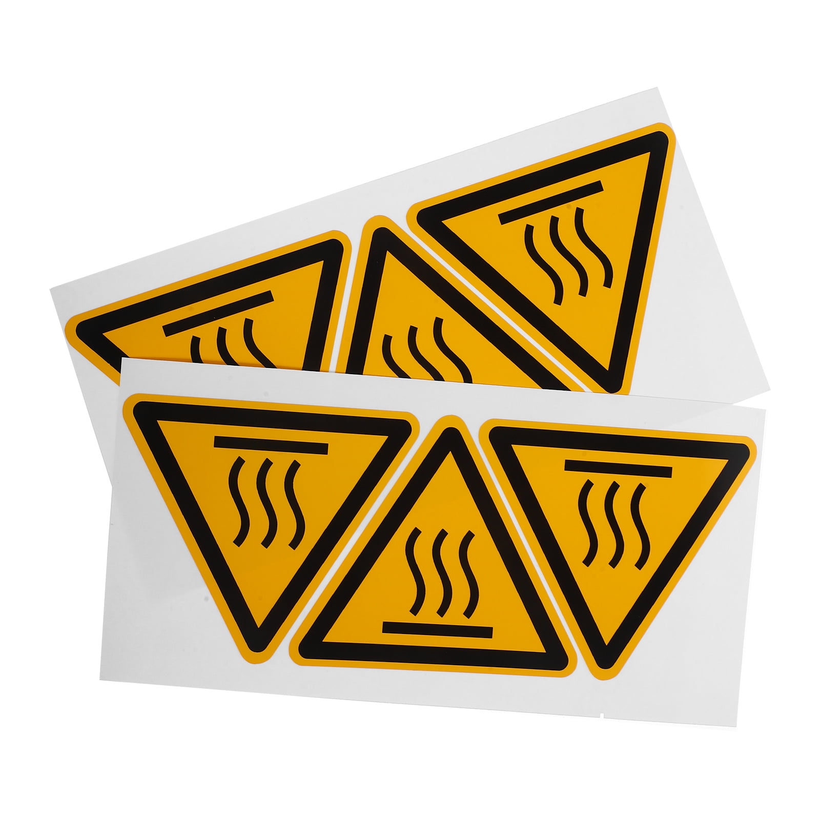2 Sheets Warning Scald Sign Decals High Temperature Equipment Warning ...
