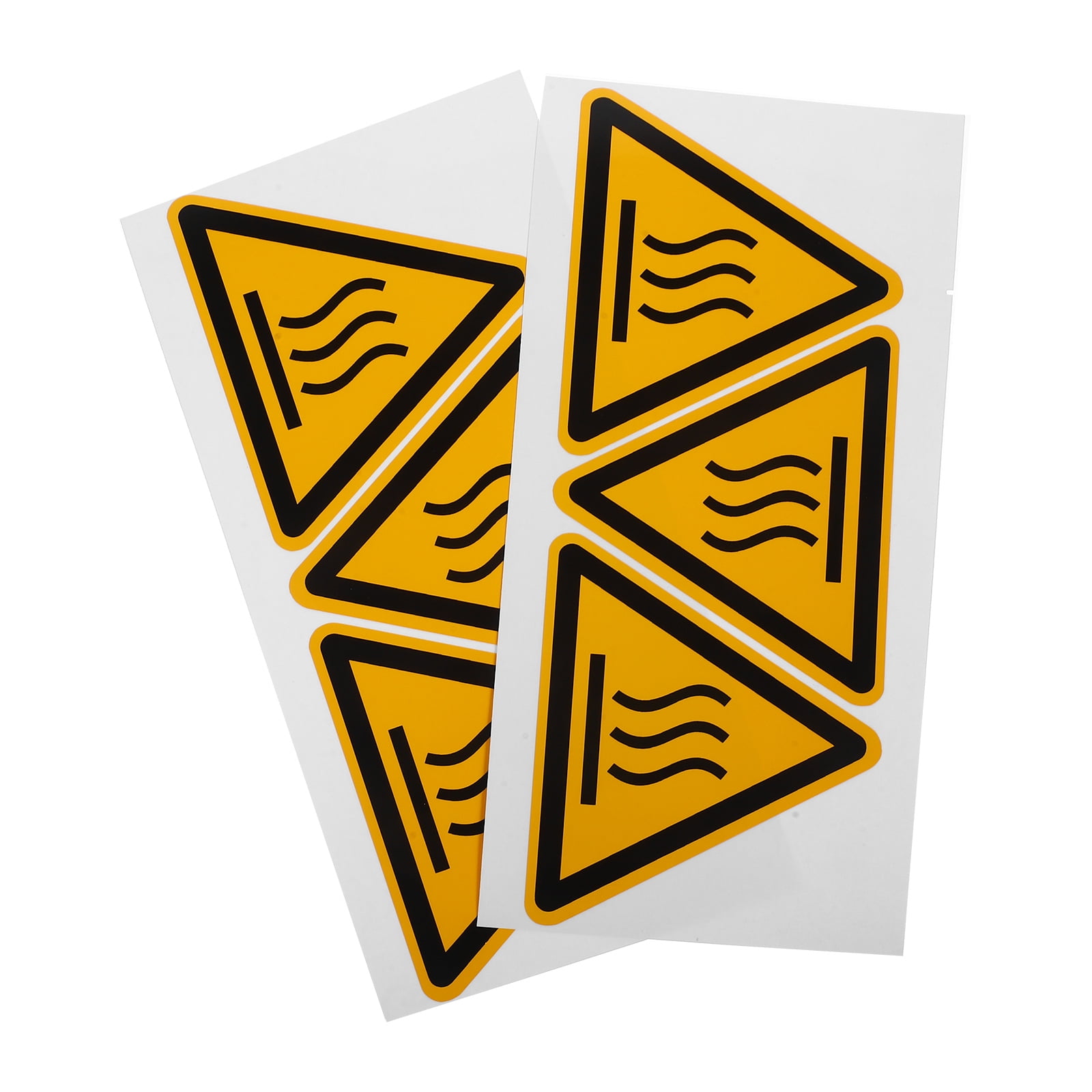 2 Sheets Warning Scald Sign Decals High Temperature Equipment Warning ...